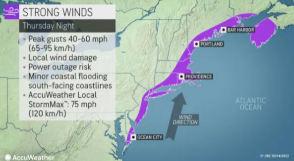 Wind Gusts up to 60 mph are Expected, as well as Heavy Rain from ...