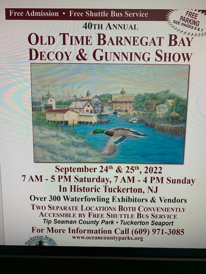 40th Annual Old Time Barnegat Decoy & Gunning Show - TomsRiver.org