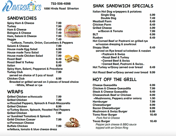 Wavershak's Cafe & Deli in Toms River - TomsRiver.org