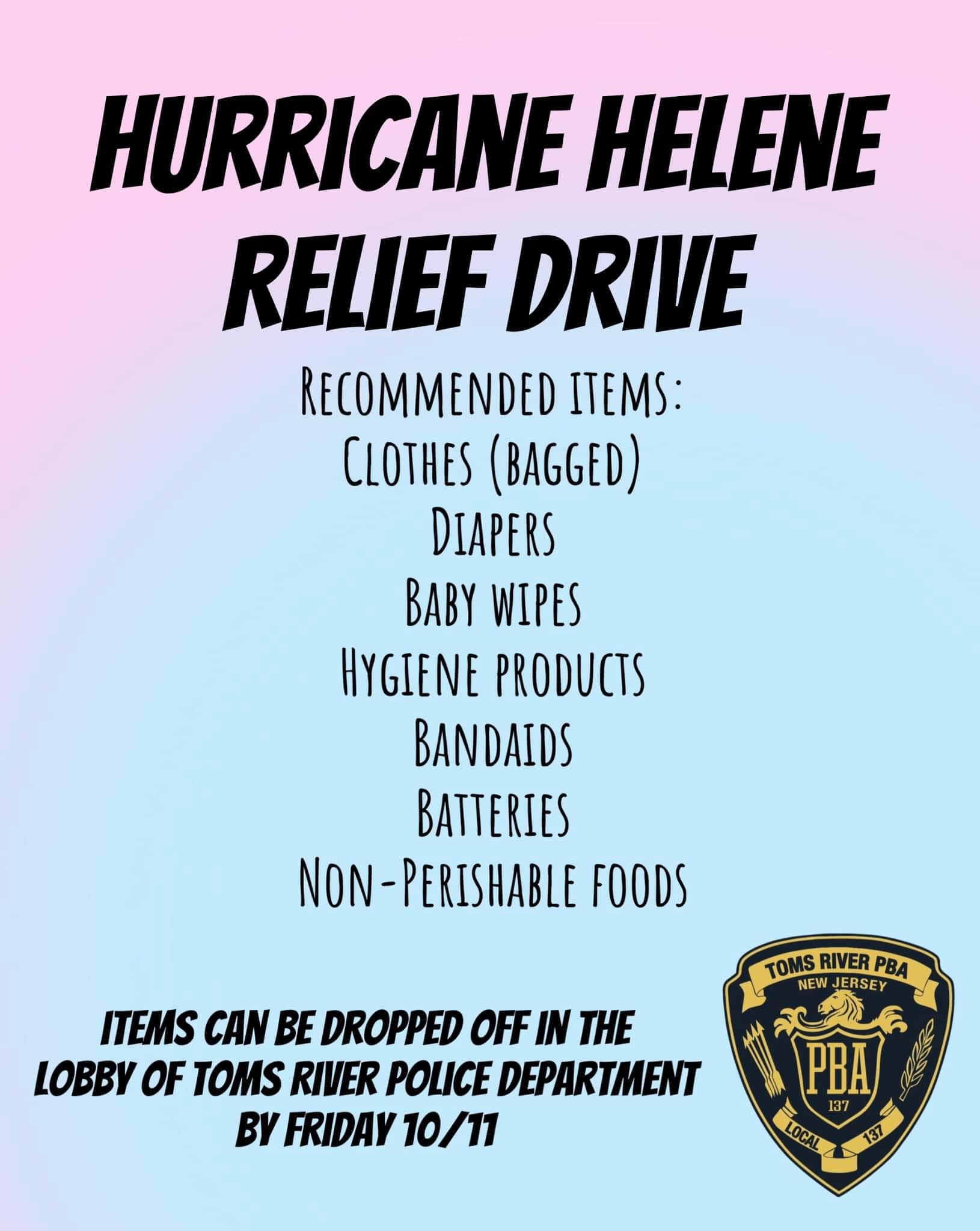 Hurricane Helene: How to Contribute to Relief in Ocean County ...