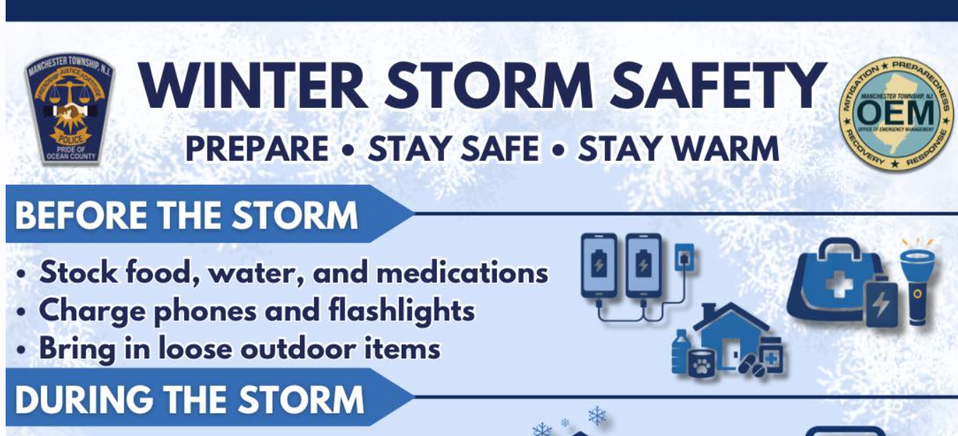 Winter Storm Safety Guidelines And Preparation Information - TomsRiver.org