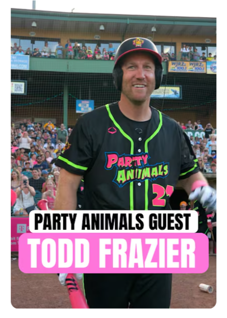 Todd “Toddfather” Frazier Makes Party Animals Debut in New Jersey ...