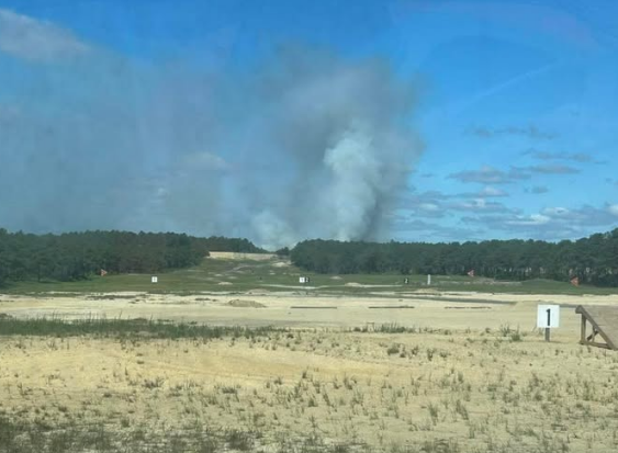 South Jersey Military Base Battles Large Fire - TomsRiver.org